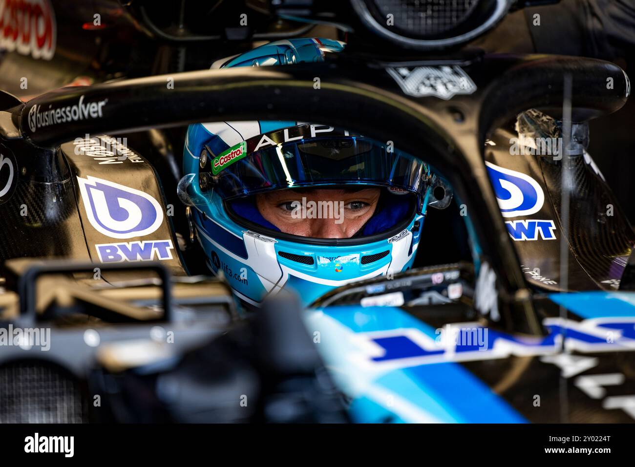 Pierre Gastly, driver of Alpine F1 Team, concentration during the Free ...