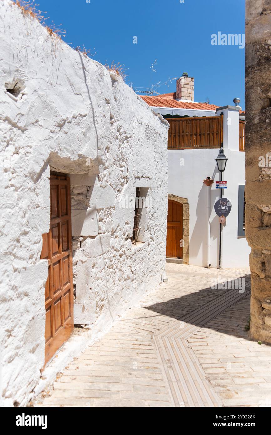 Traditional creten village Margarites famous for handmade ceramics ...