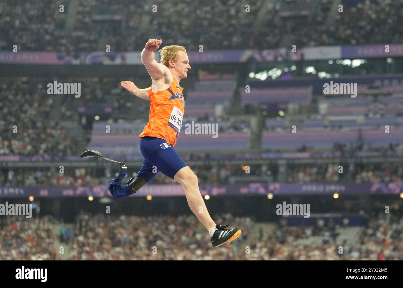 August 31 2024: Joel de Jong of Netherlands in action in Men's Long ...