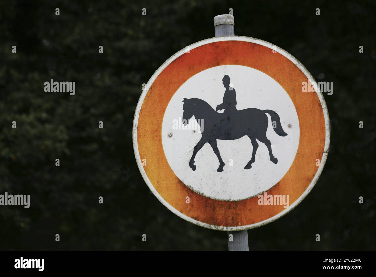 No horse riders sign hi-res stock photography and images - Alamy