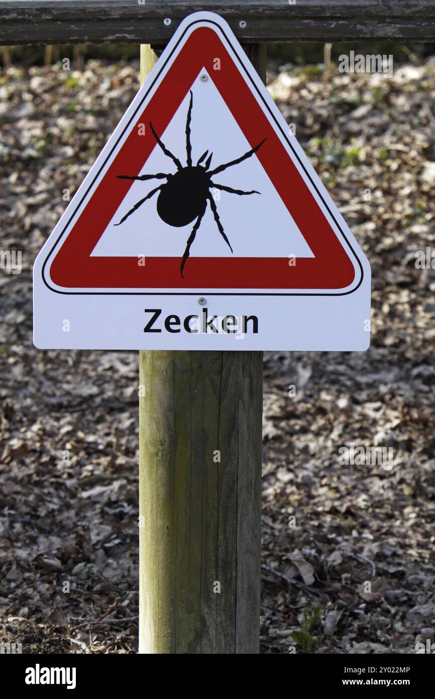 Beware of ticks Stock Photo - Alamy