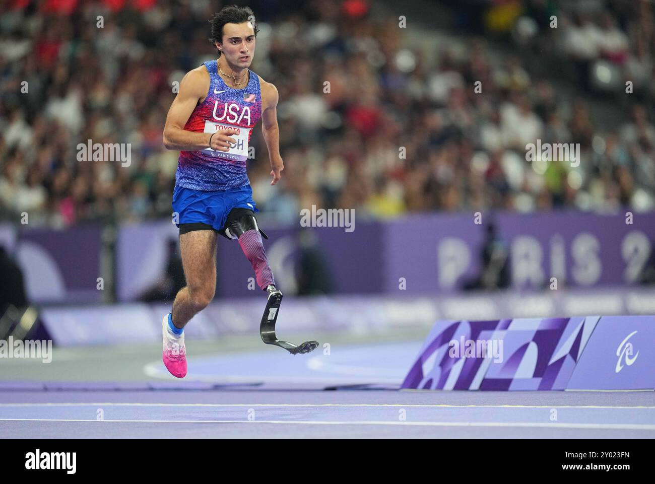 August 31 2024: Ezra Frech of United States of America in action in Men ...