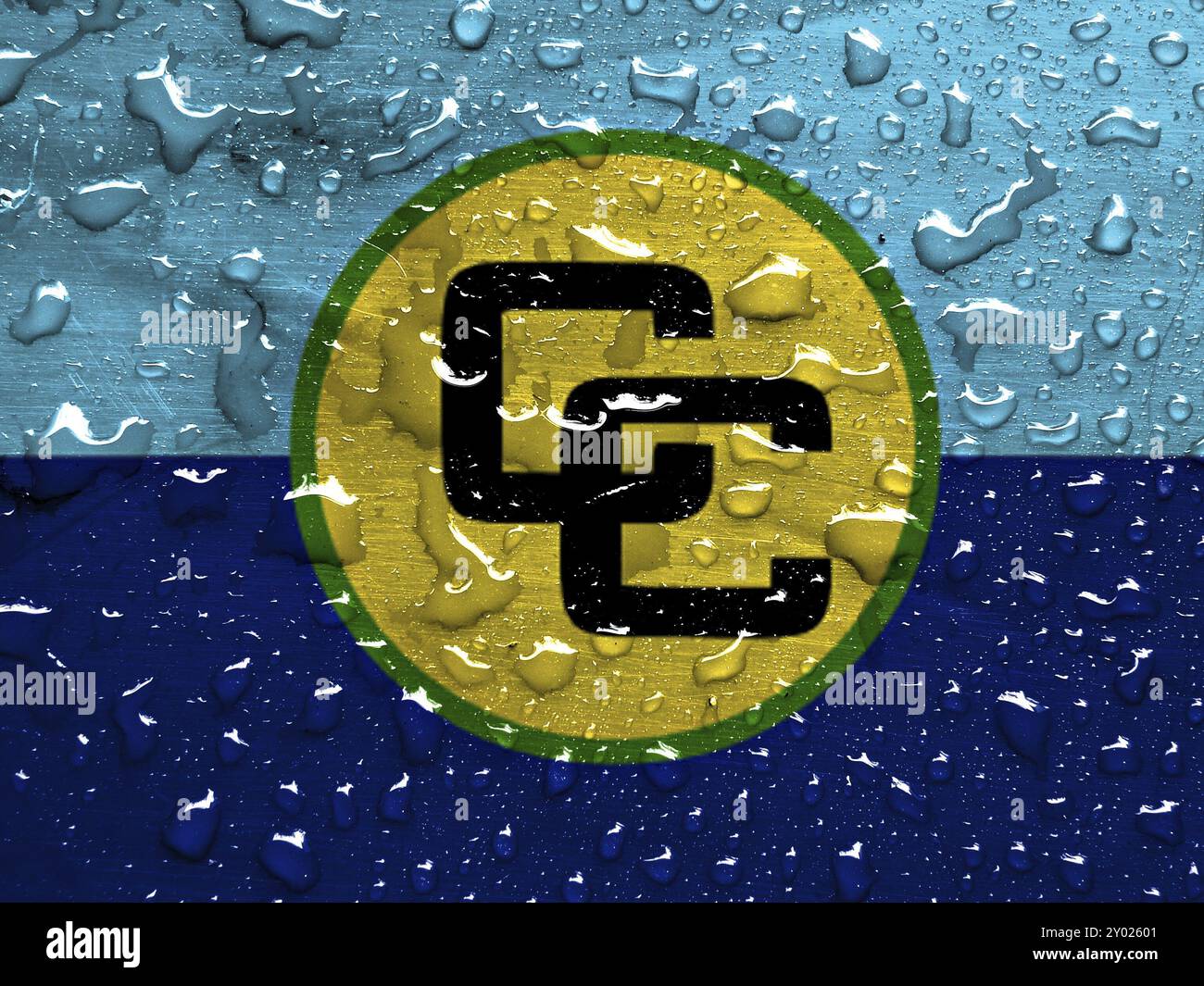 Caricom flags hi-res stock photography and images - Alamy