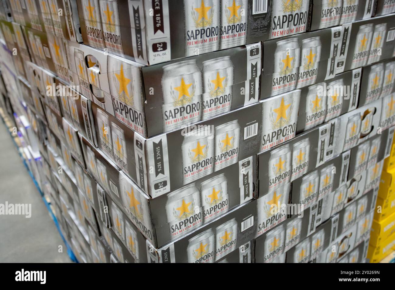 Los Angeles, California, United States - 03-01-2022: A view of several ...