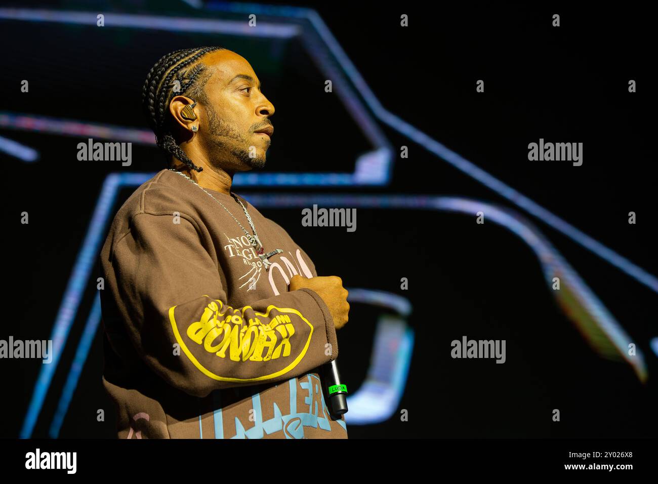 Rapper Ludacris performing at Pacific Coliseum, Vancouver BC, Canada on ...