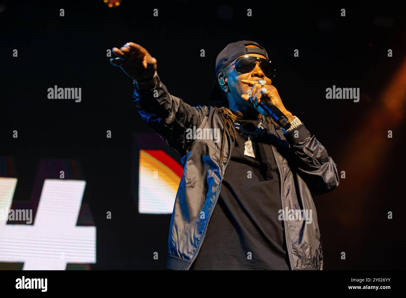 Rapper Ludacris performing at Pacific Coliseum, Vancouver BC, Canada on ...