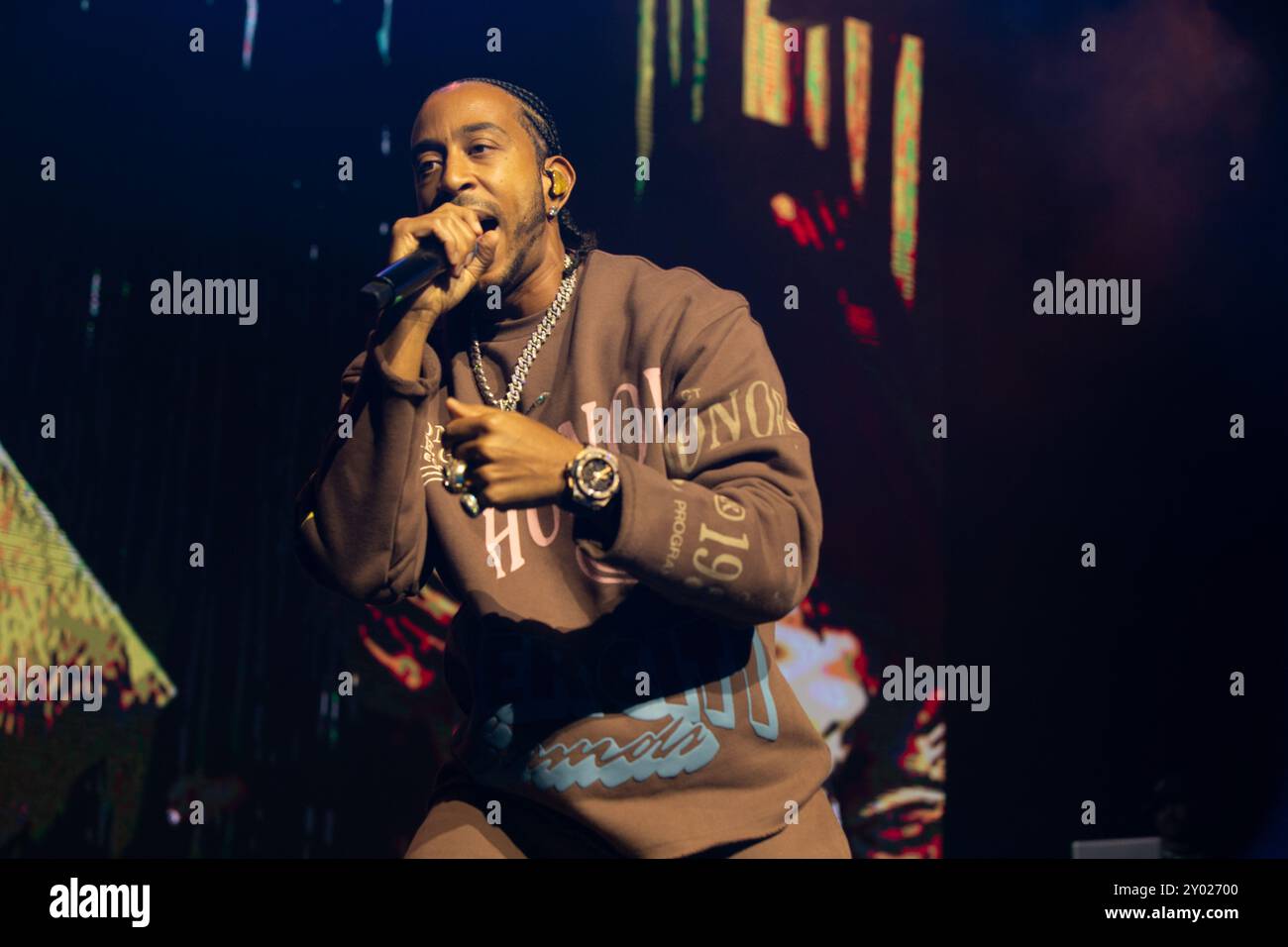 Rapper Ludacris performing at Pacific Coliseum, Vancouver BC, Canada on ...
