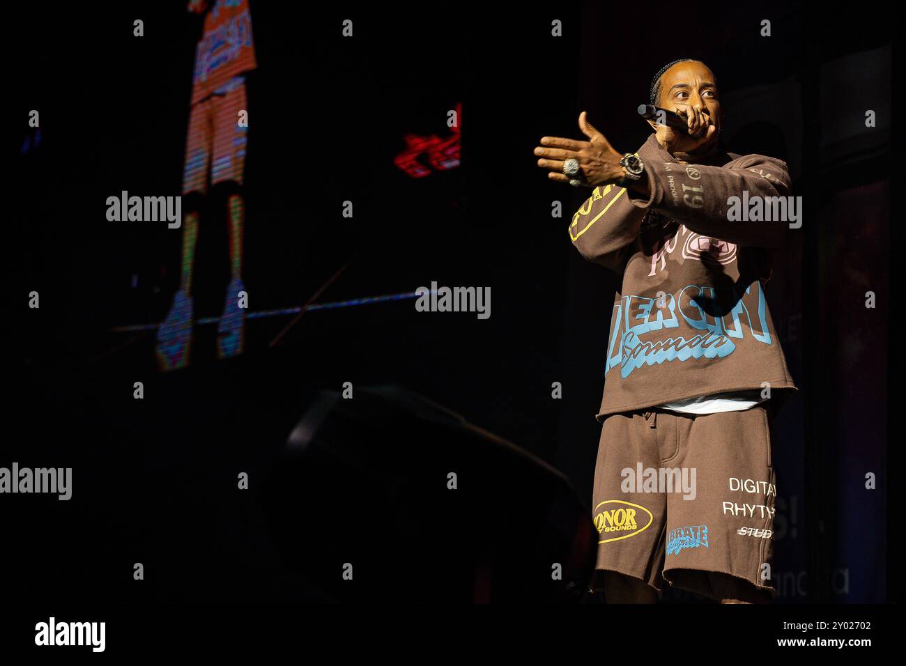 Rapper Ludacris performing at Pacific Coliseum, Vancouver BC, Canada on ...