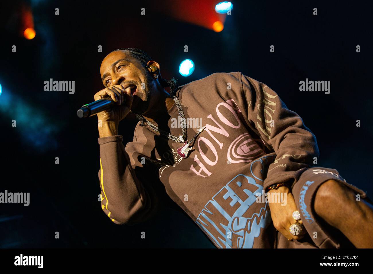 Rapper Ludacris performing at Pacific Coliseum, Vancouver BC, Canada on ...