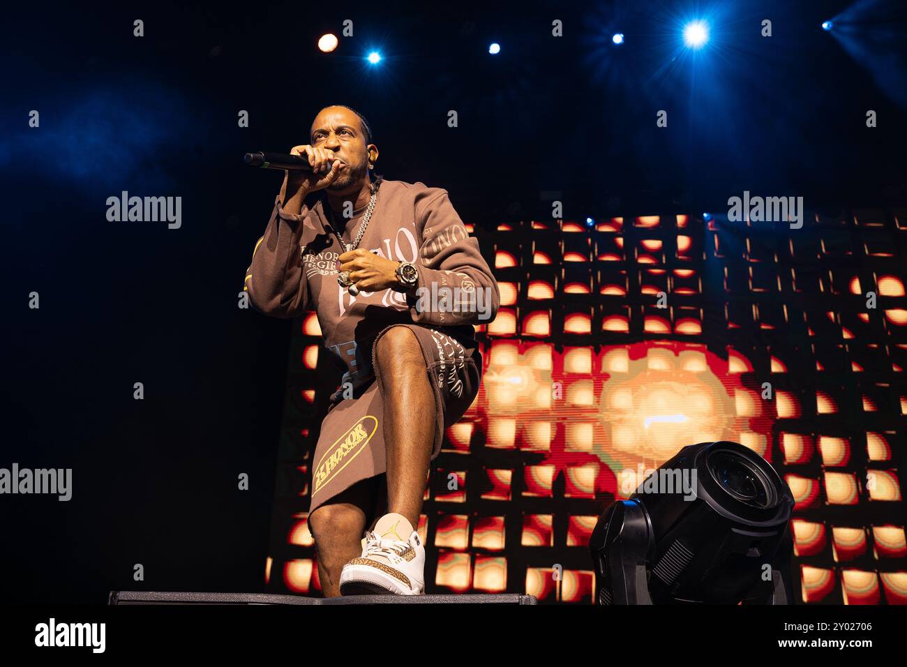 Rapper Ludacris performing at Pacific Coliseum, Vancouver BC, Canada on ...