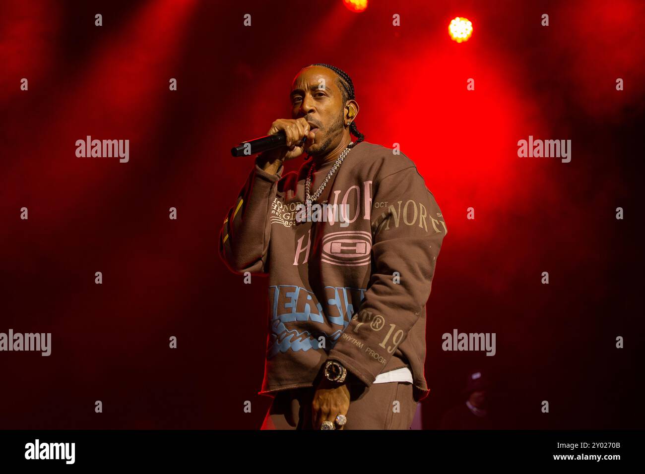 Rapper Ludacris performing at Pacific Coliseum, Vancouver BC, Canada on ...