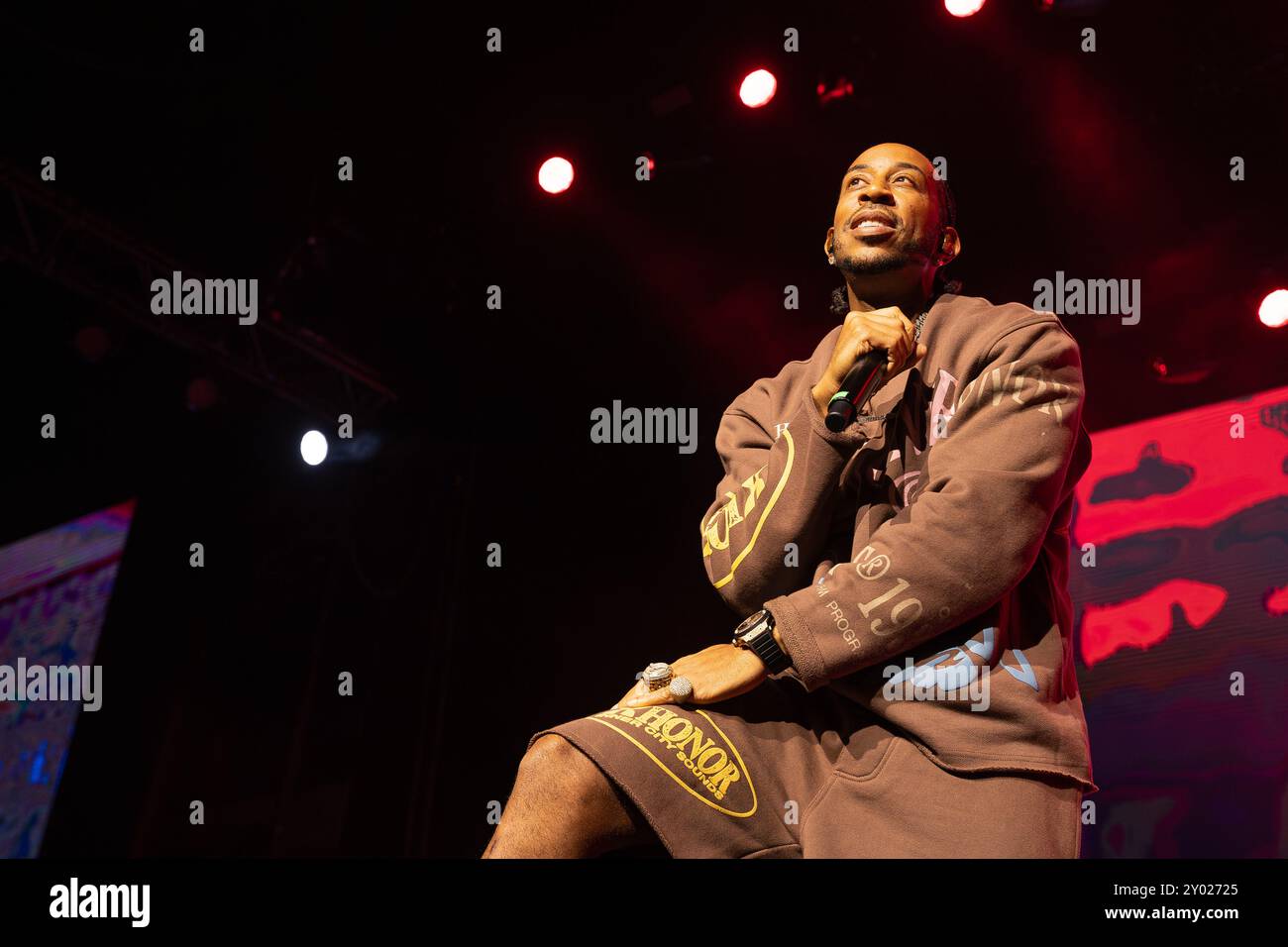 Rapper Ludacris performing at Pacific Coliseum, Vancouver BC, Canada on ...