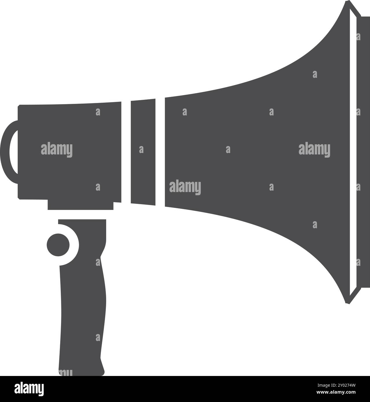 Loudspeaker icon. Black volume tool. Communication symbol Stock Vector ...