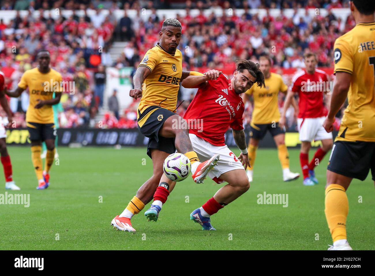 Nottingham, UK. 31st Aug, 2024. Jota Silva of Nottingham Forest and ...