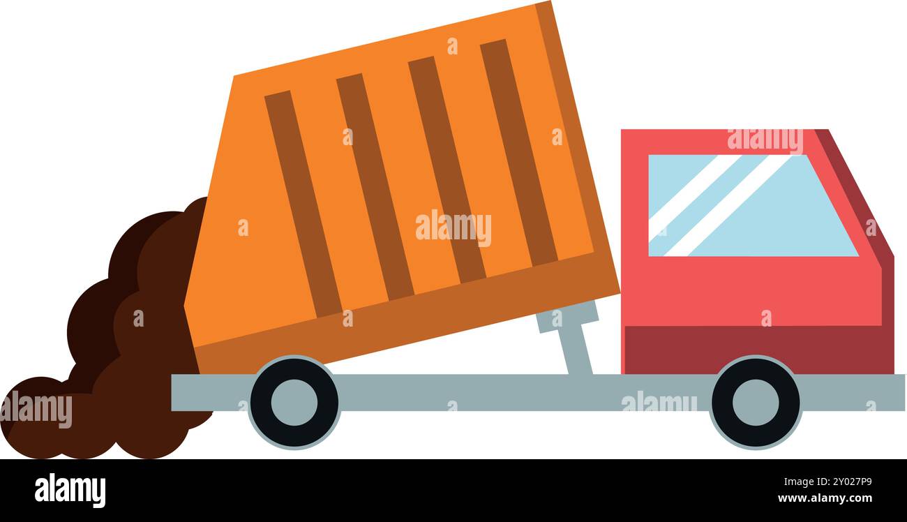 Truck dumping rock into water hi-res stock photography and images - Alamy