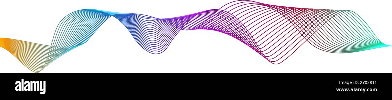 Abstract 3d background waving lines hi-res stock photography and images ...