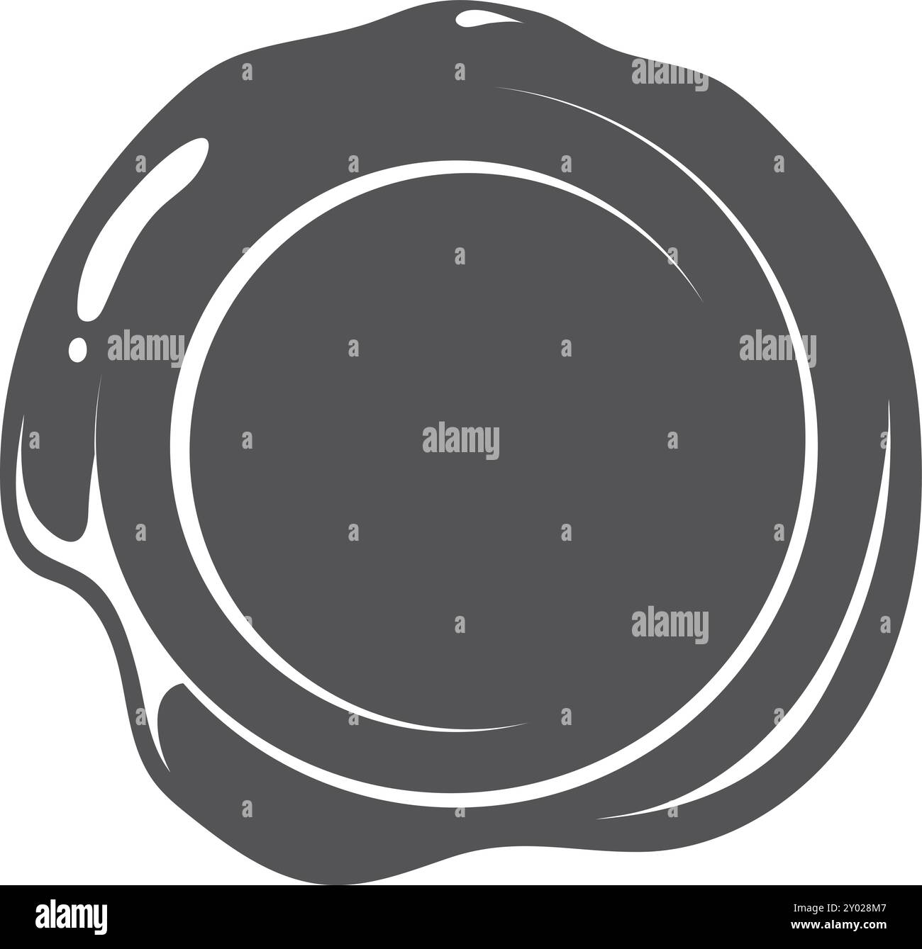 Office wax seal icon Cut Out Stock Images & Pictures - Alamy