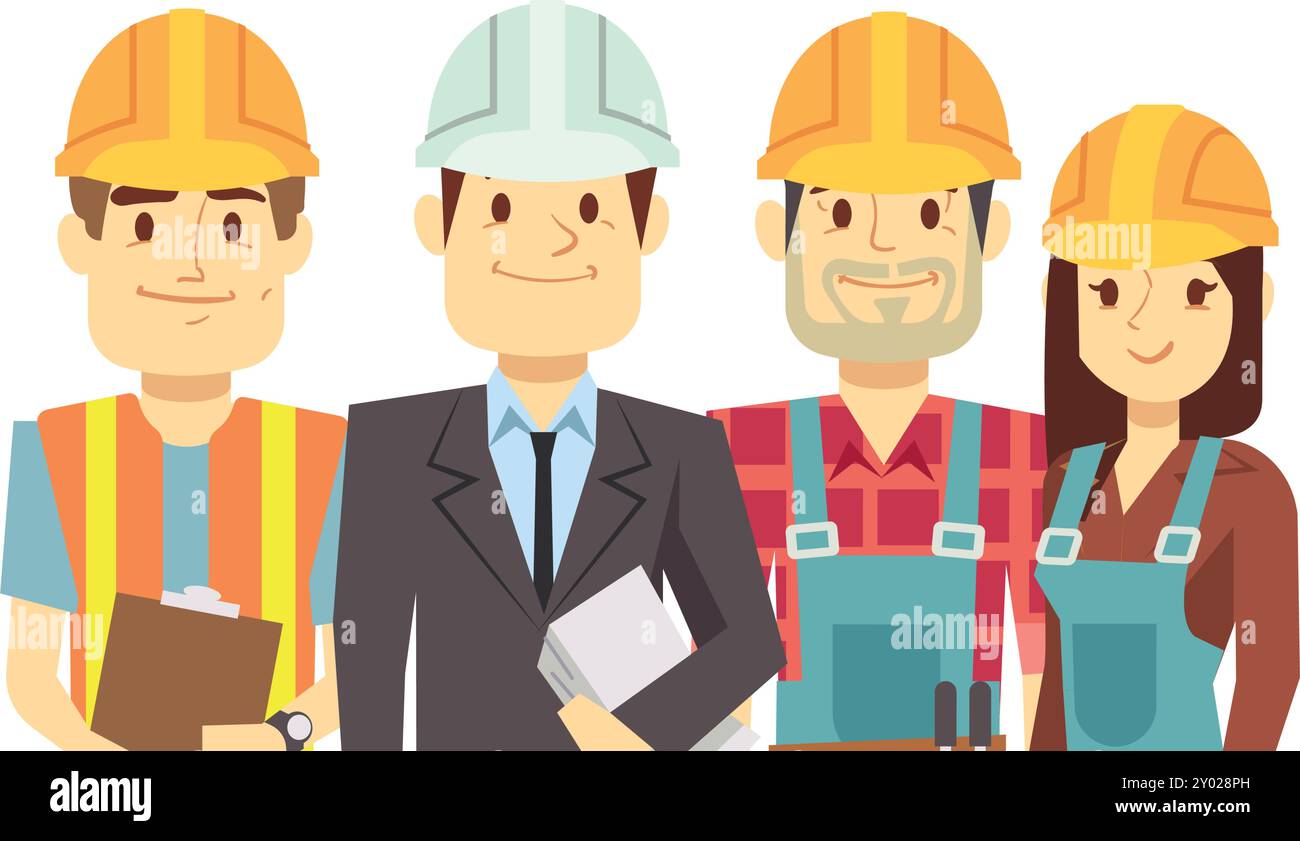 Cartoon engineer hi-res stock photography and images - Alamy