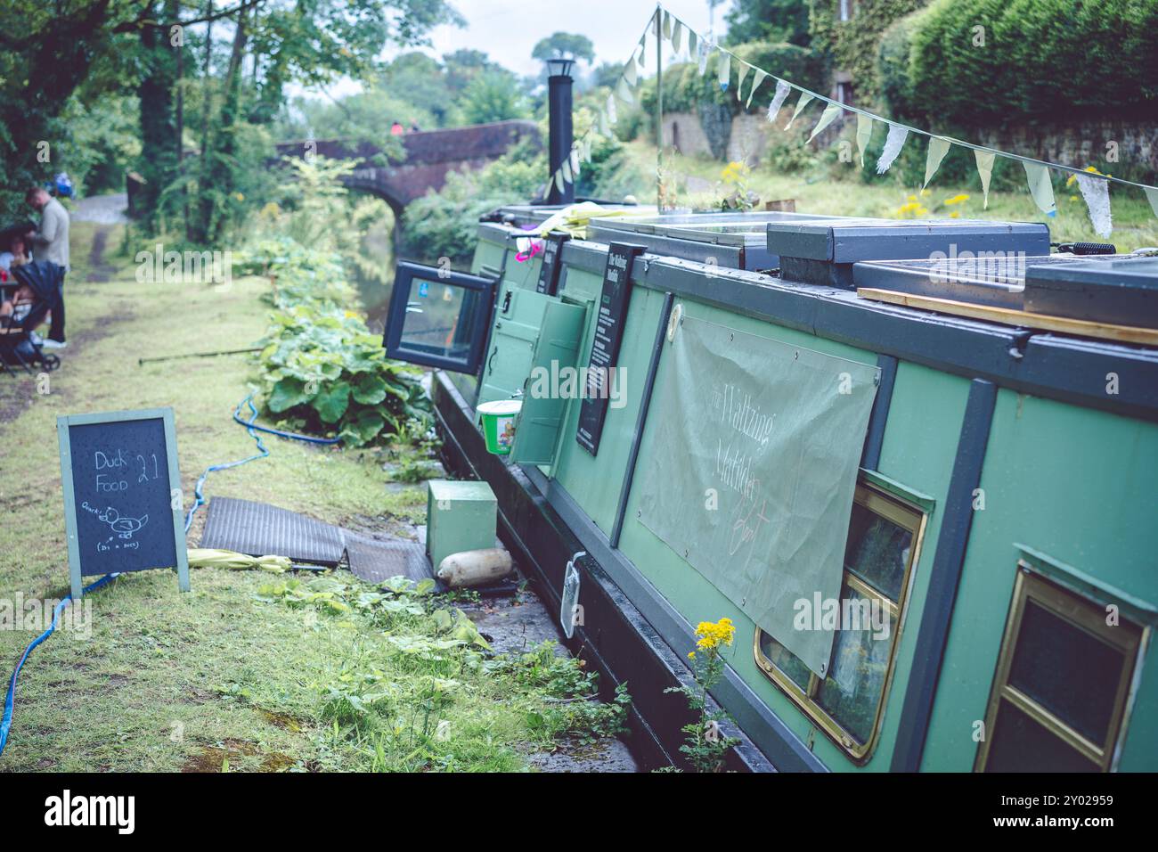 The Waltzing Matilda Boat, Marple Stock Photo - Alamy