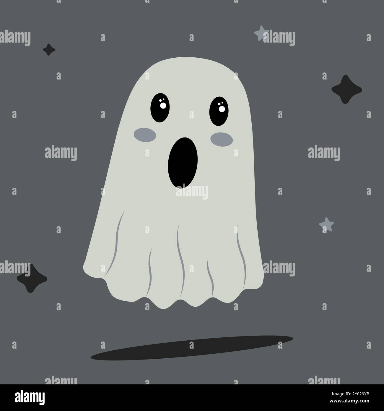 Scary cute monster for Halloween celebration. Cute vector icon with ...