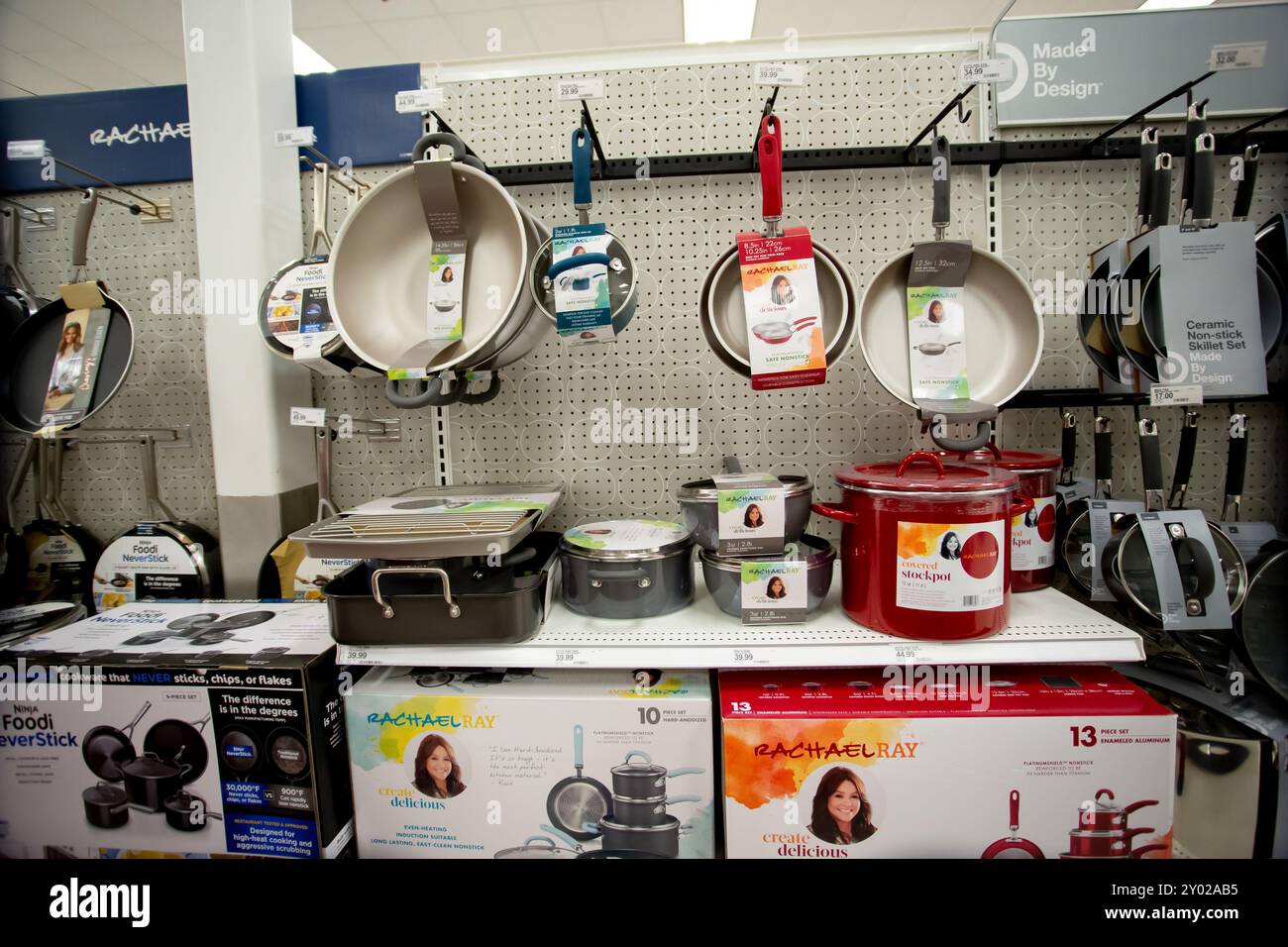 Los Angeles, California, United States - 05-20-2022: A view of an aisle ...