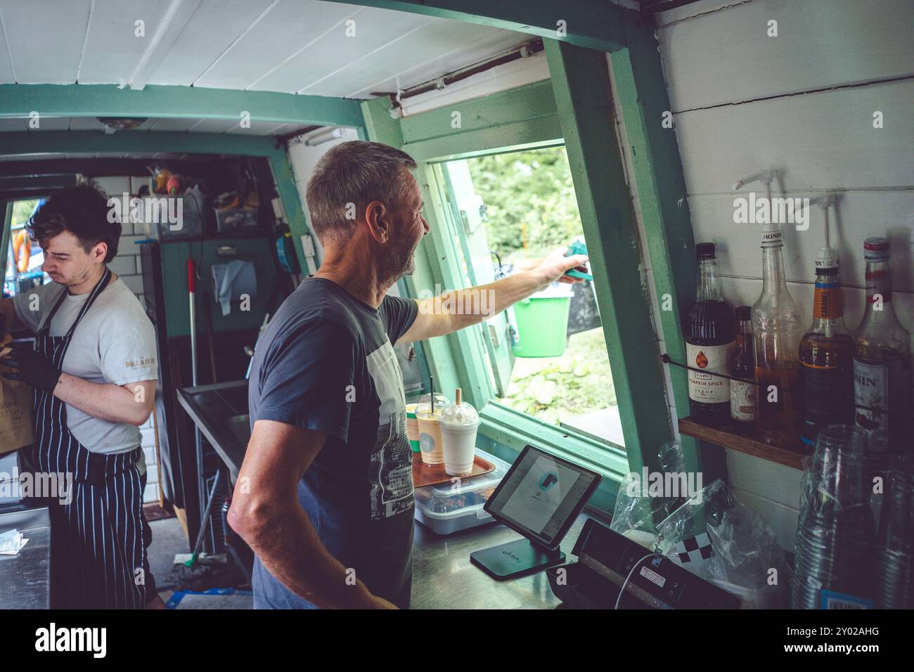 The Waltzing Matilda Boat, Marple Stock Photo - Alamy