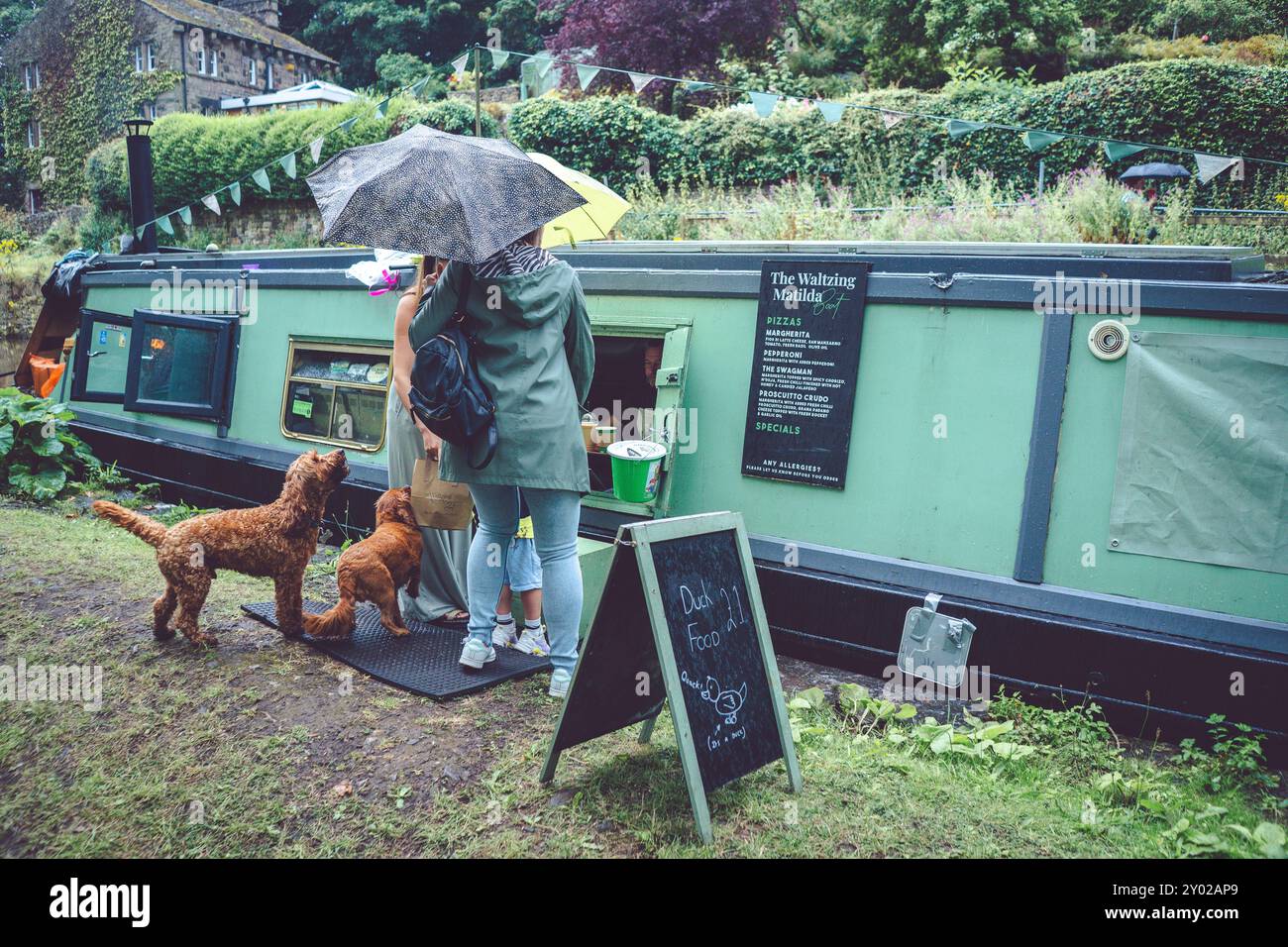 The Waltzing Matilda Boat, Marple Stock Photo - Alamy