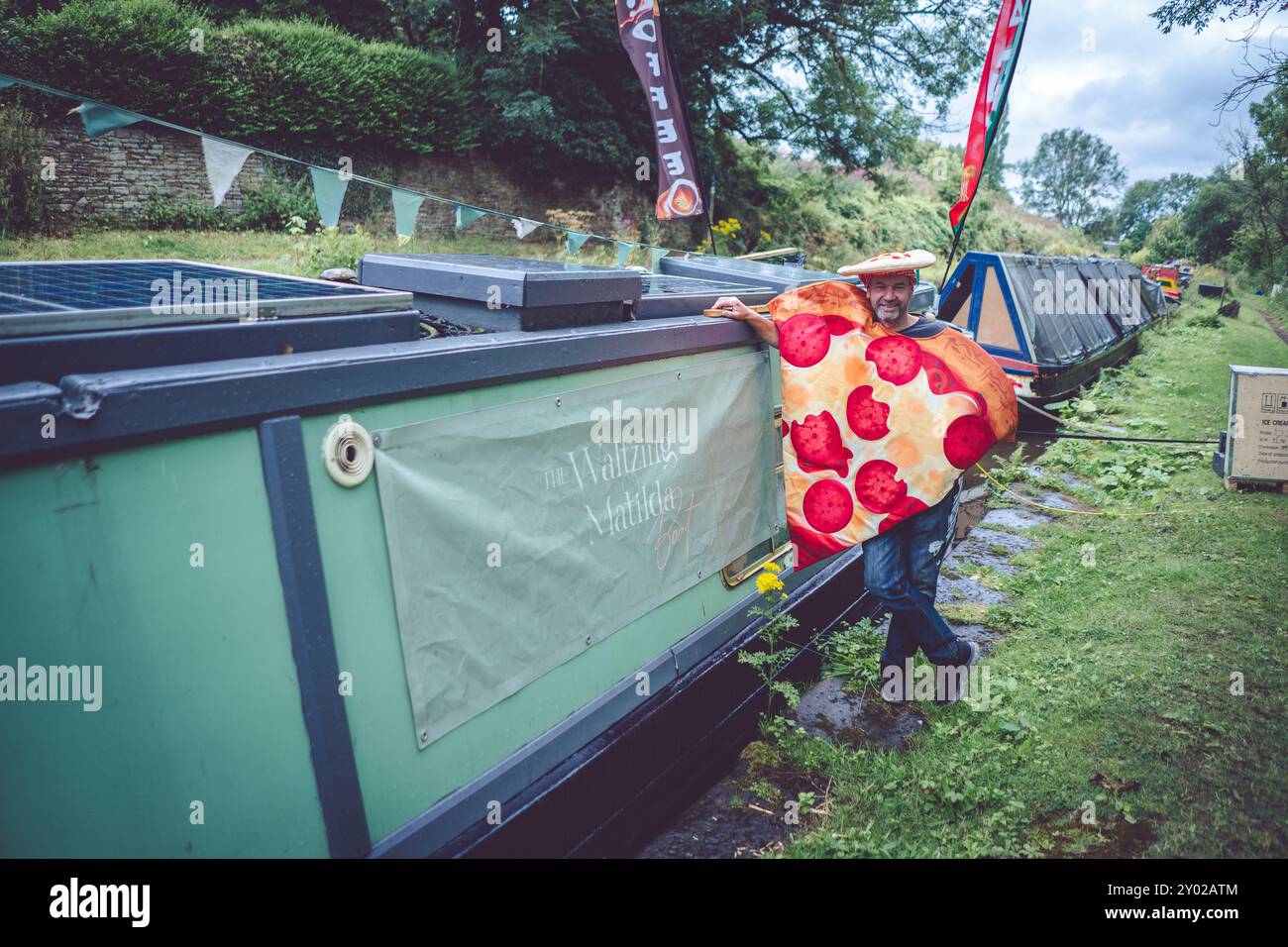 The Waltzing Matilda Boat, Marple Stock Photo - Alamy