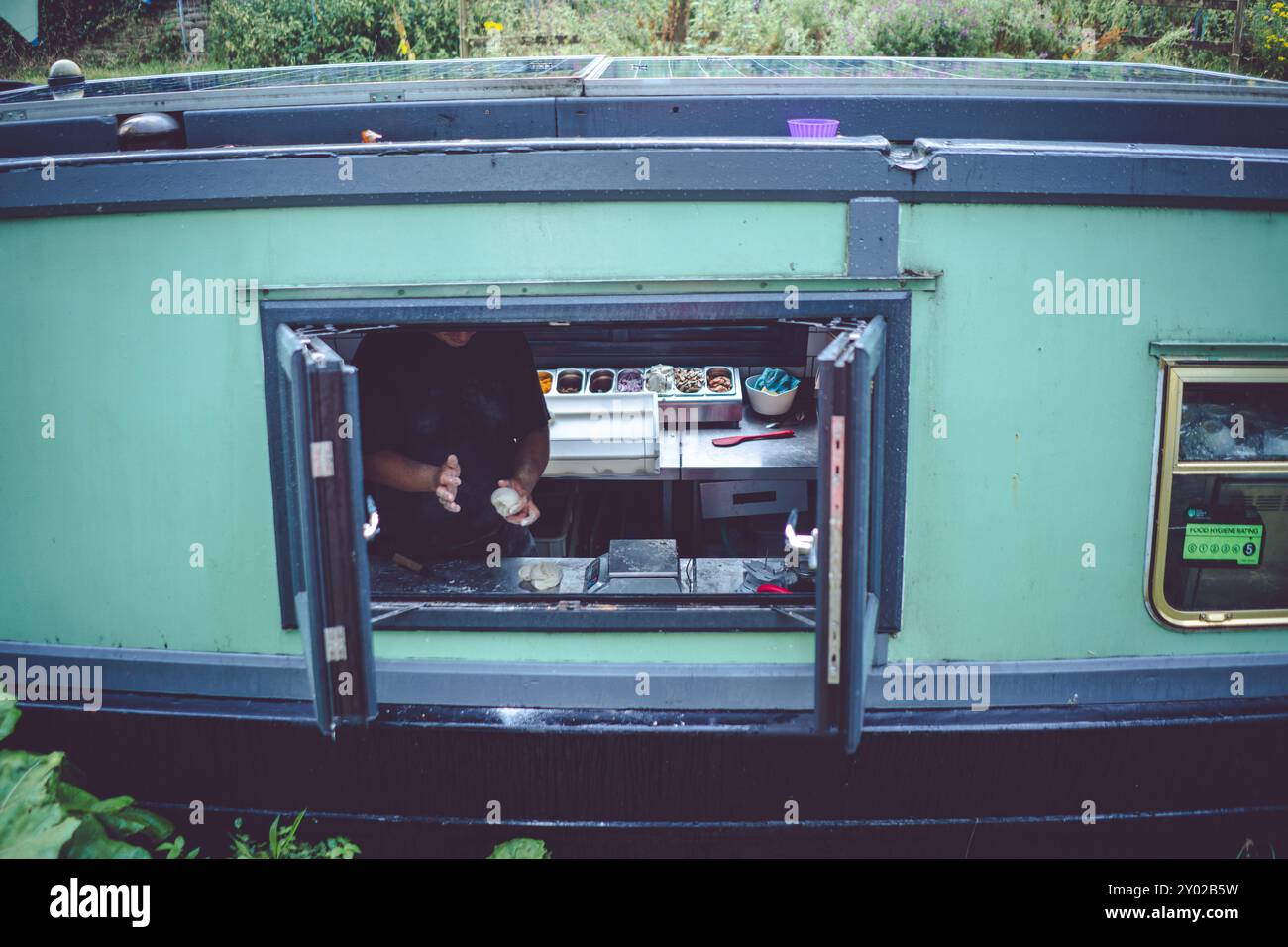 The Waltzing Matilda Boat, Marple Stock Photo - Alamy