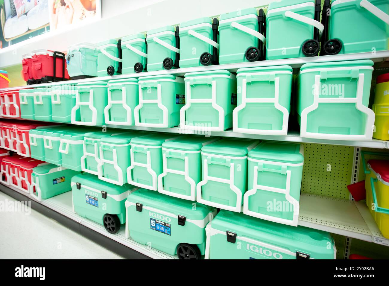 Los Angeles, California, United States - 05-20-2022: A view of several ...