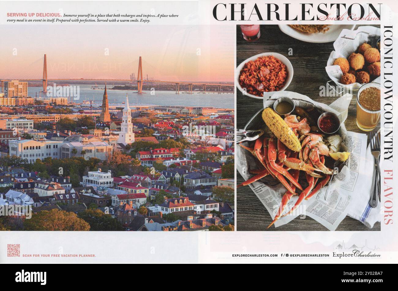 Advert from a June 2024 upscale food and entertaining magazine, United ...