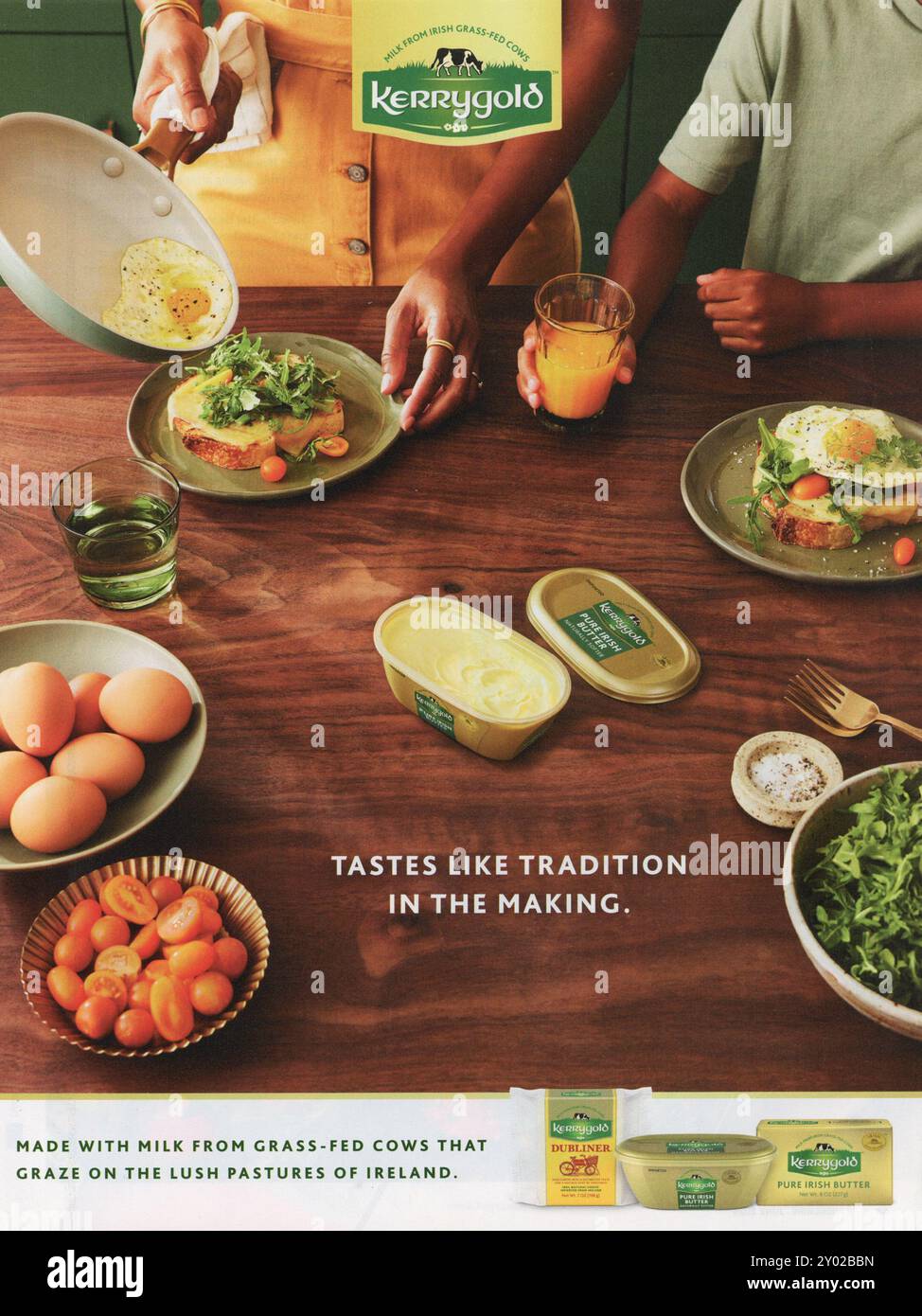 Advert from a June 2024 upscale food and entertaining magazine, United ...