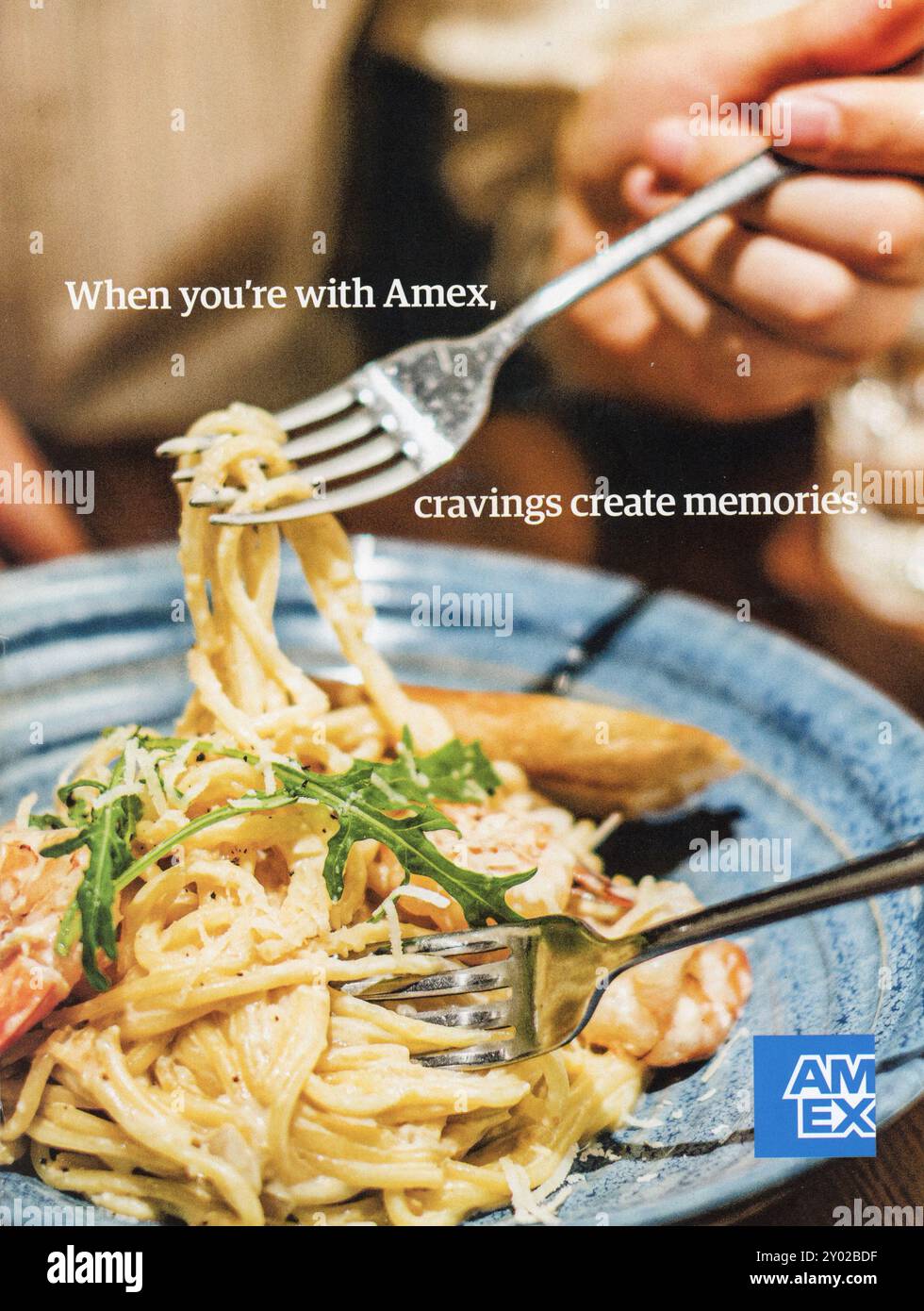 American express advert hi-res stock photography and images - Alamy