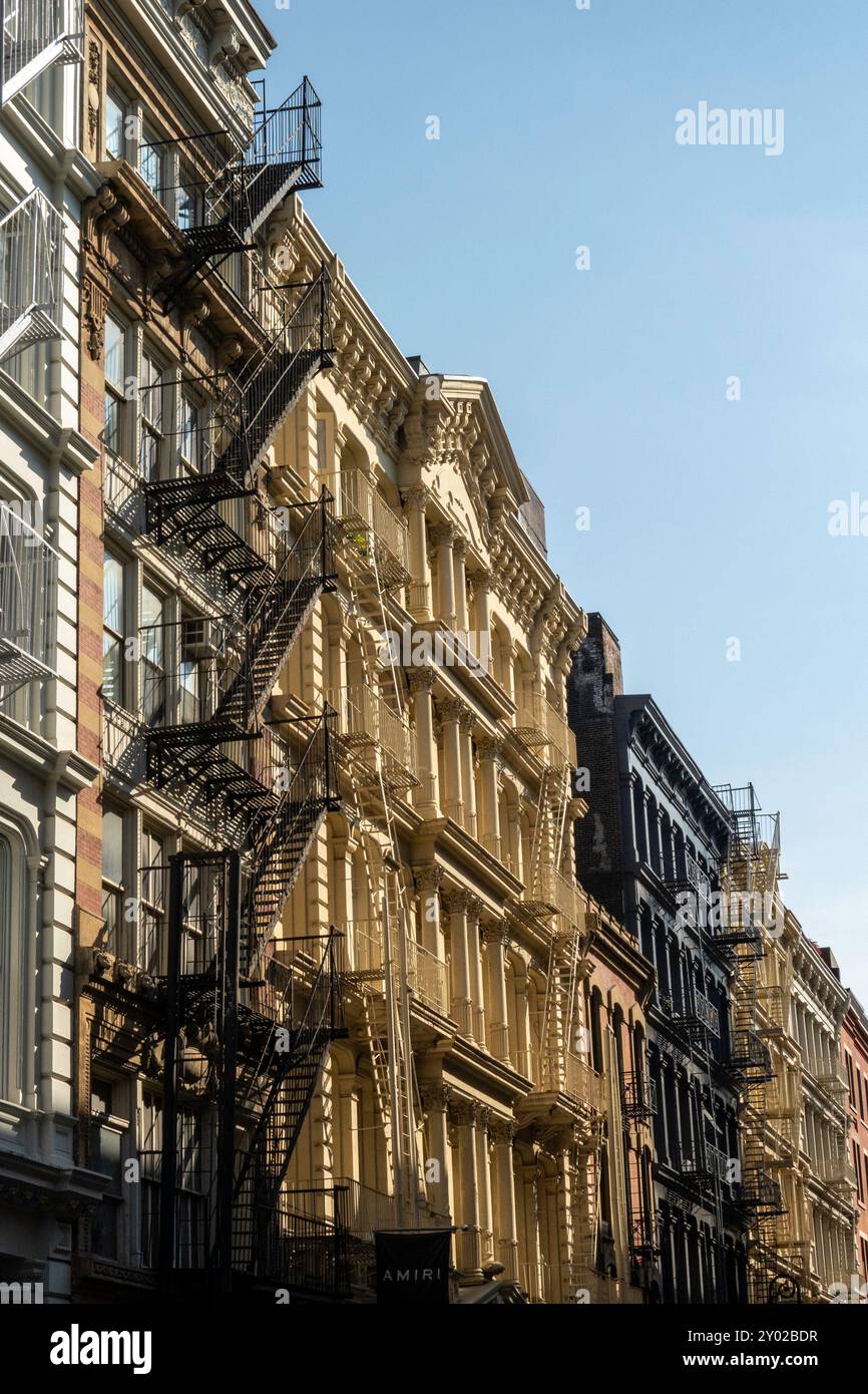 Architecture, SoHo Cast Iron Historic District, NYC, 2024 Stock Photo ...