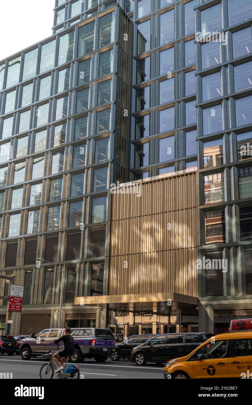 Disneys New York Headquarters has Opened at 7 Hudson Square, 2024, NYC, USA Stock Photo - Alamy