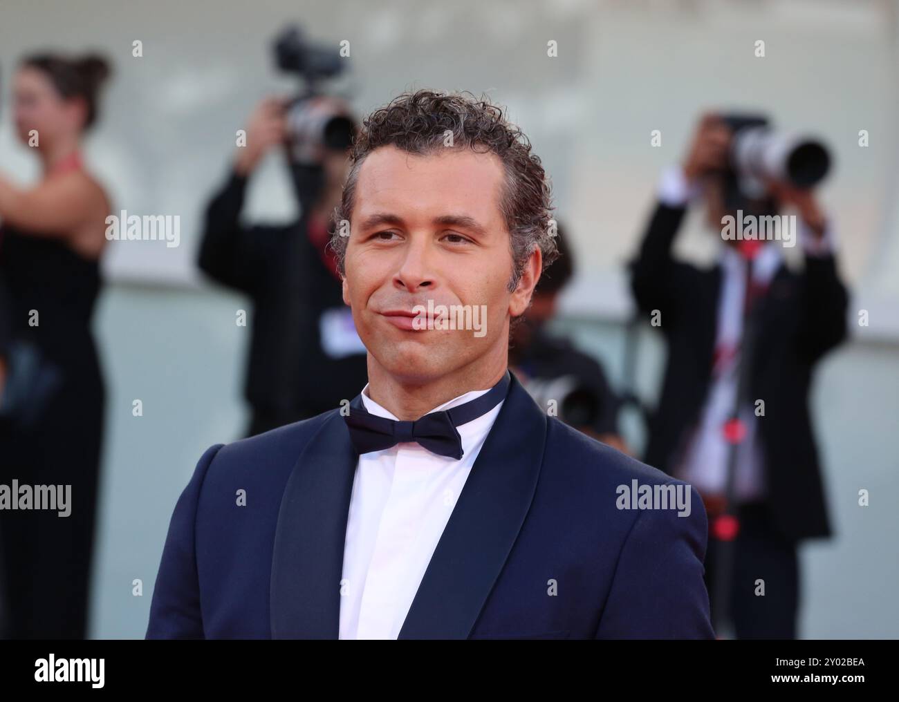 Venice, Italy, 31st August, 2024. Gabriel Montesi arriving on the red ...