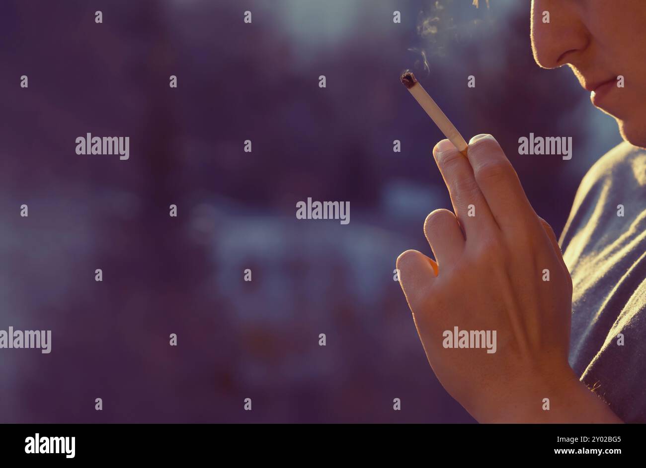 Cigarette burn skin hi-res stock photography and images - Alamy