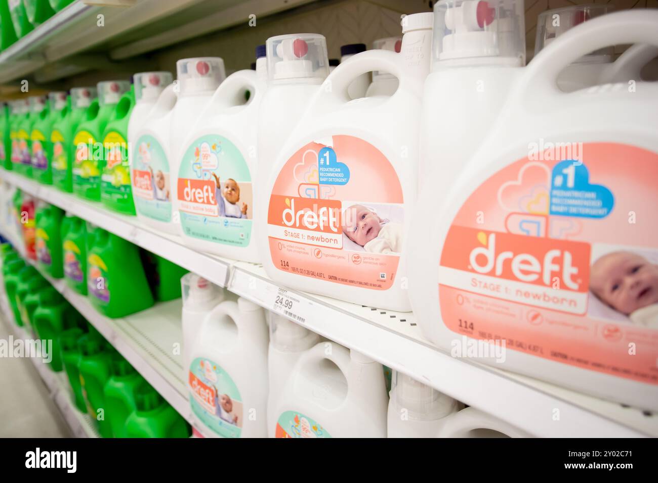 Los Angeles, California, United States - 05-20-2022: A view of several ...