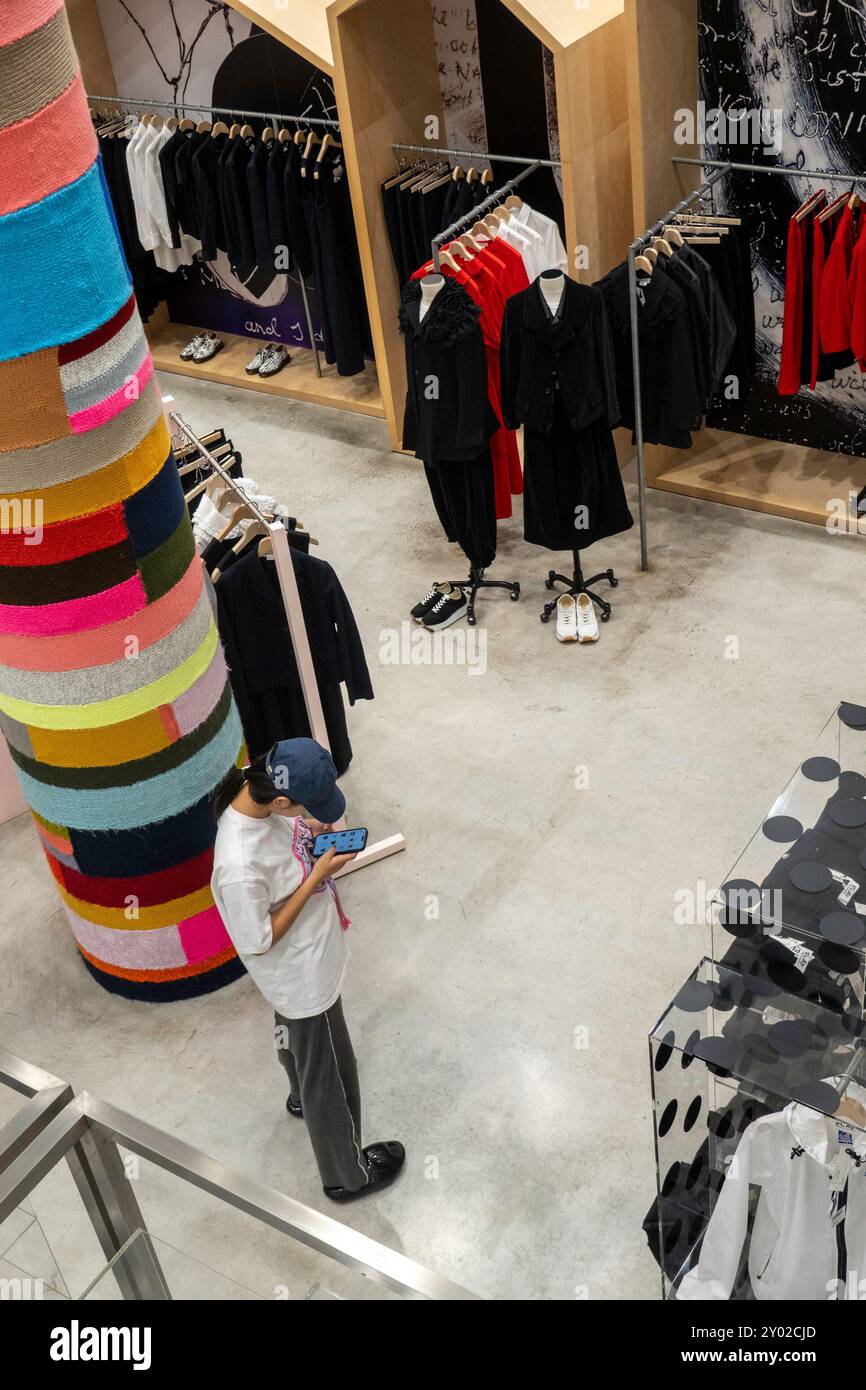 Dover Street Market is a hip, sprawling showcase of high-end clothing ...