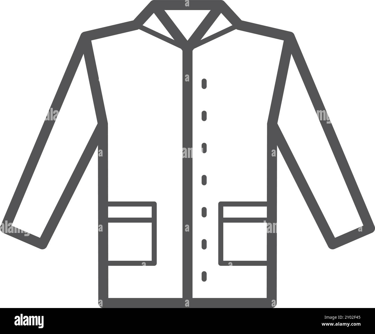 Icon outerwear apparel Stock Vector Images - Alamy