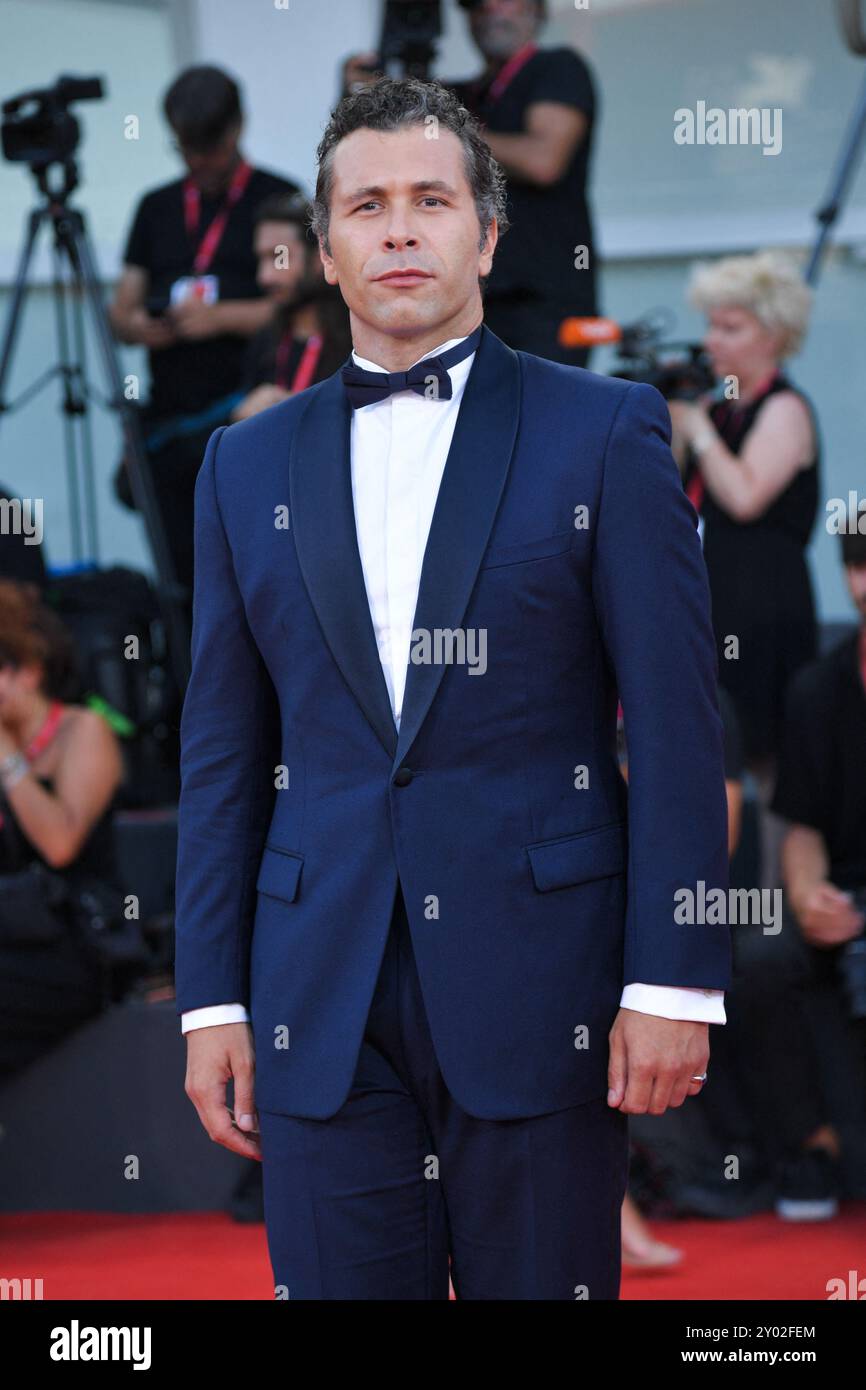 Gabriel Montesi attending the Campo Di Battaglia Premiere as part of ...
