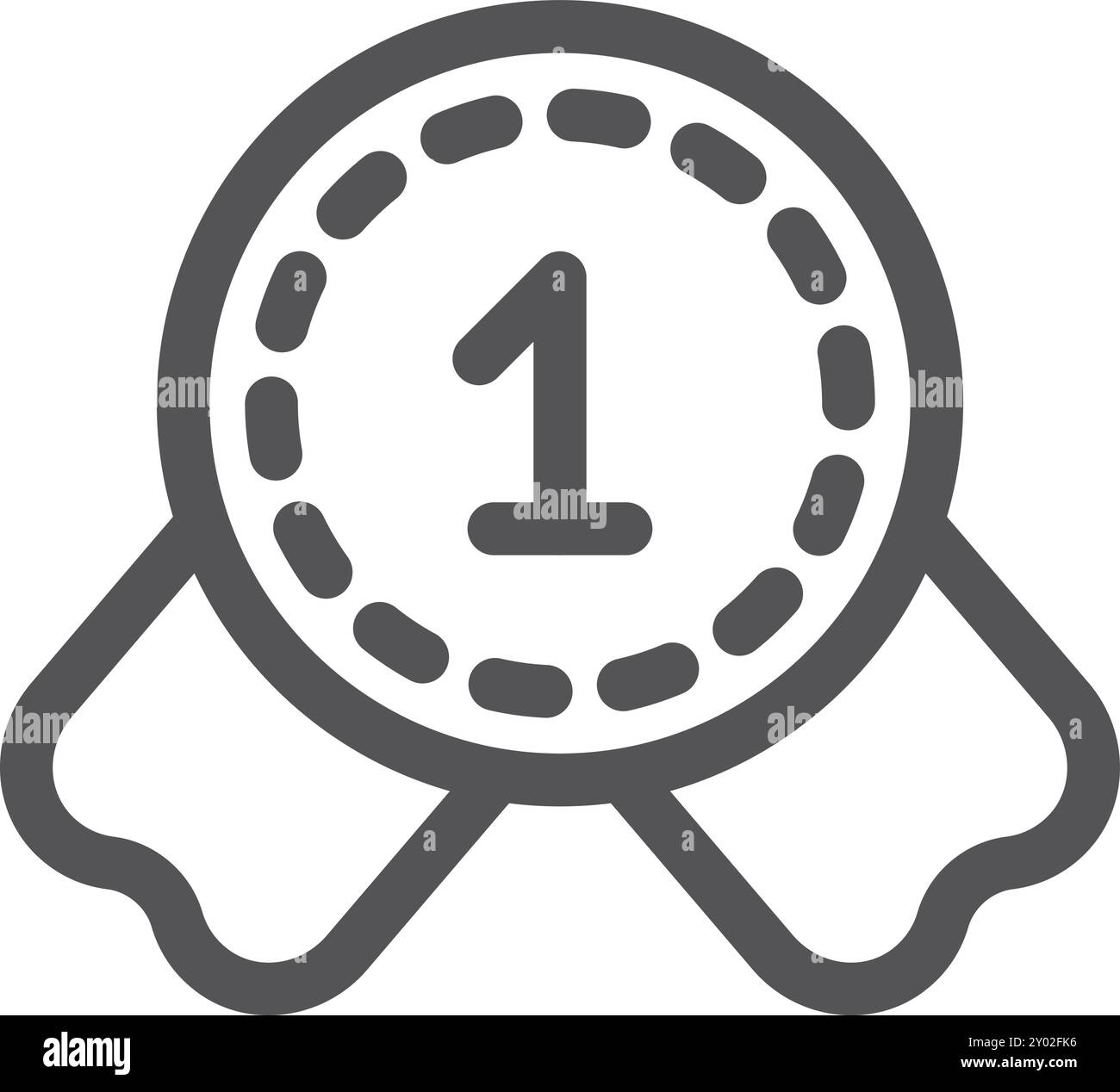 Medal symbol Black and White Stock Photos & Images - Alamy