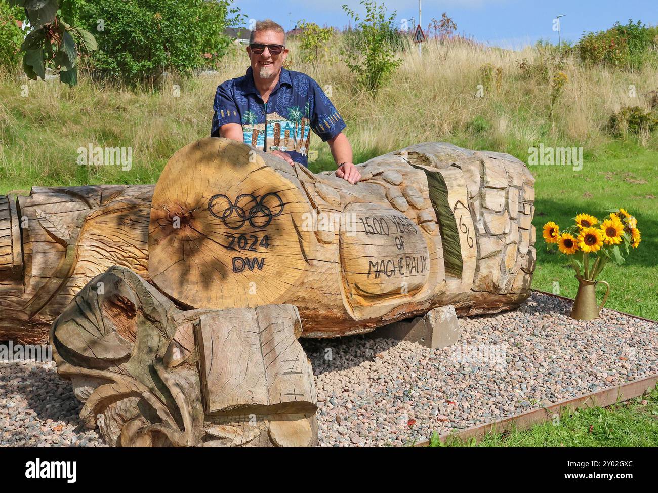 Magheralin, County Armagh, Northern Ireland, UK. 31 Aug 2024. Lagan ...