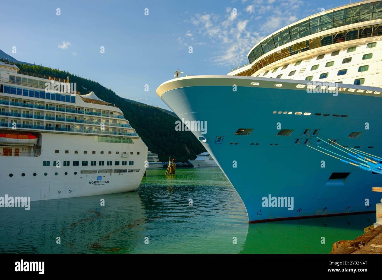 Norwegian Sun Cruise Ship in Juneau Alaska Stock Photo - Alamy