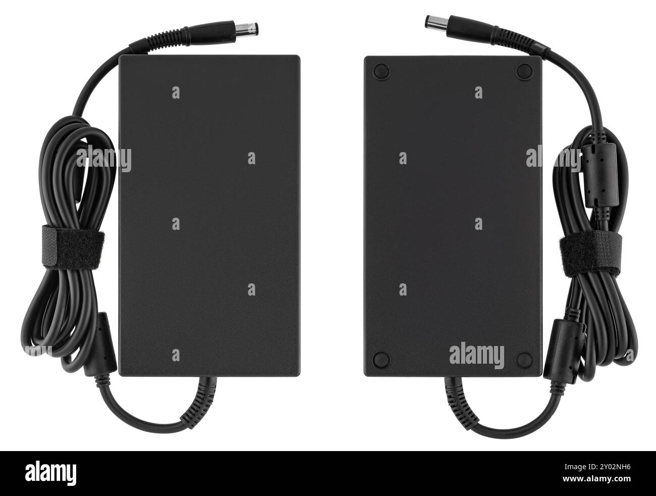Laptop power adapter, on white background in insulation Stock Photo - Alamy