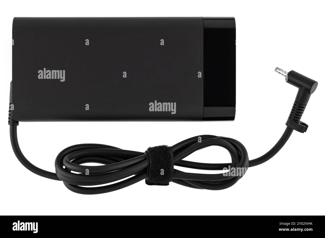 Laptop power adapter, on white background in insulation Stock Photo - Alamy