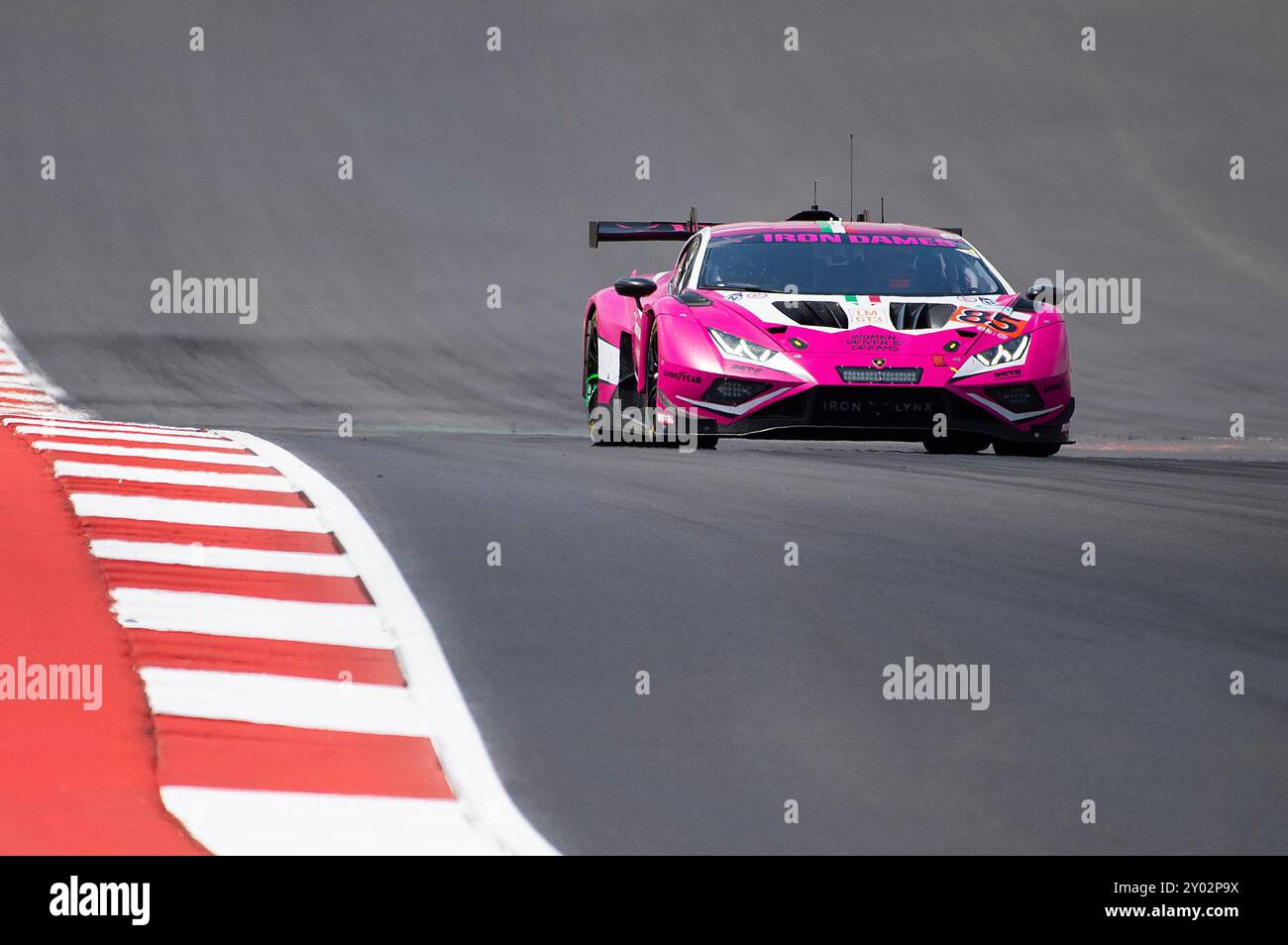 August 31, 2024: Sarah Bovy (85) Lamborghini Huracan LMGT3 Evo2 (Driver ...