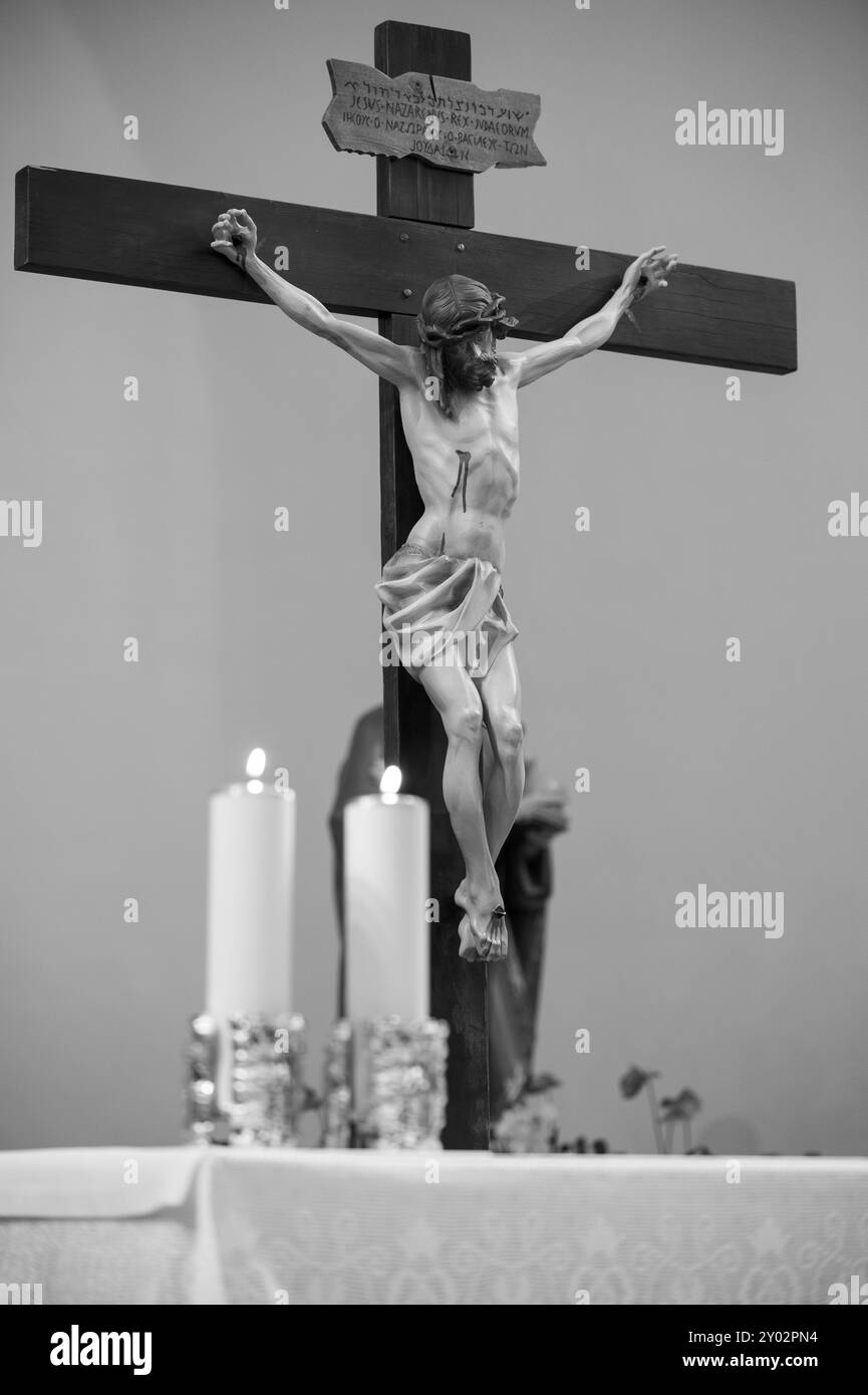 Veneration of the Holy Cross after Holy Mass in St James Church in ...