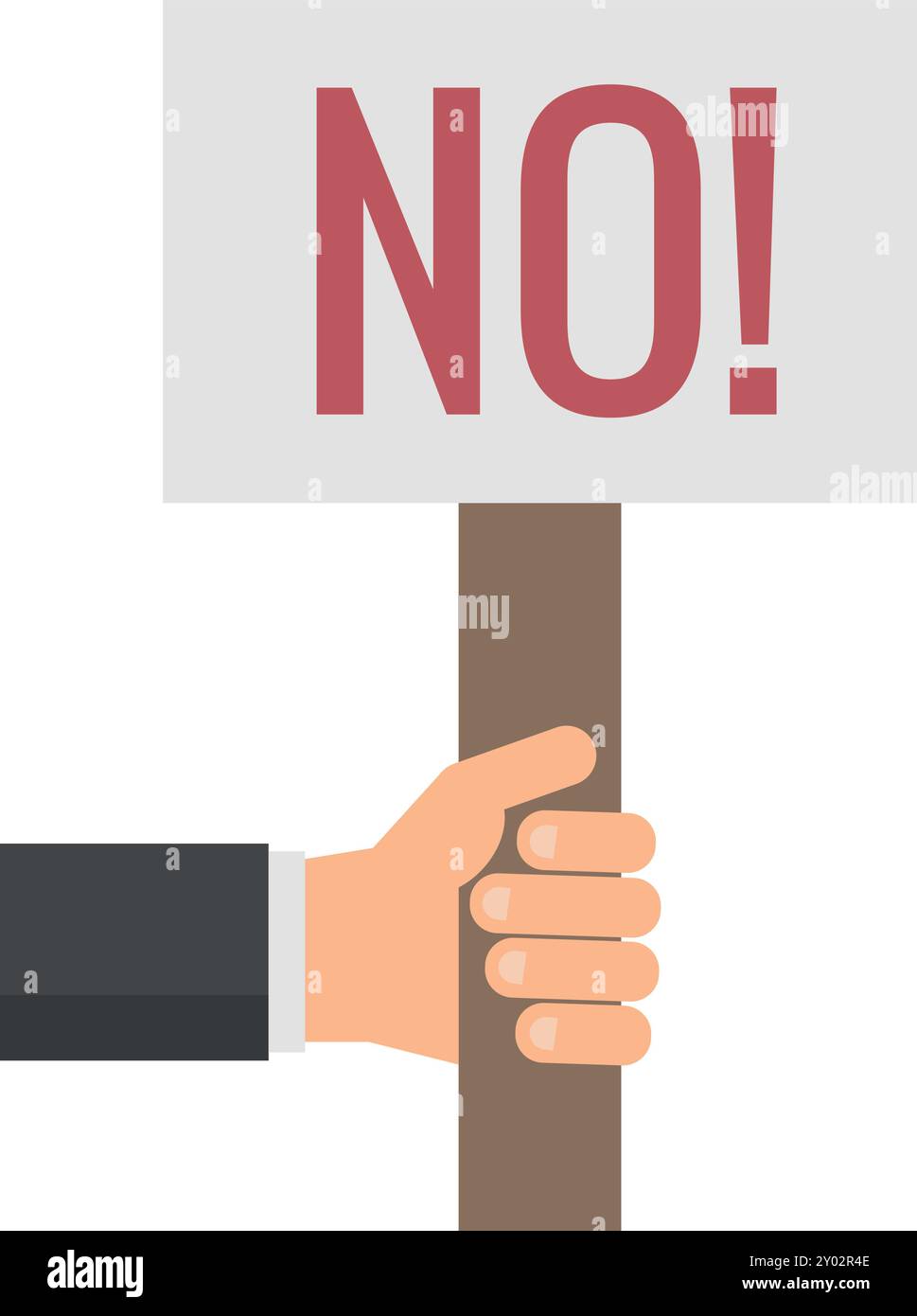 Adult protester Cut Out Stock Images & Pictures - Alamy