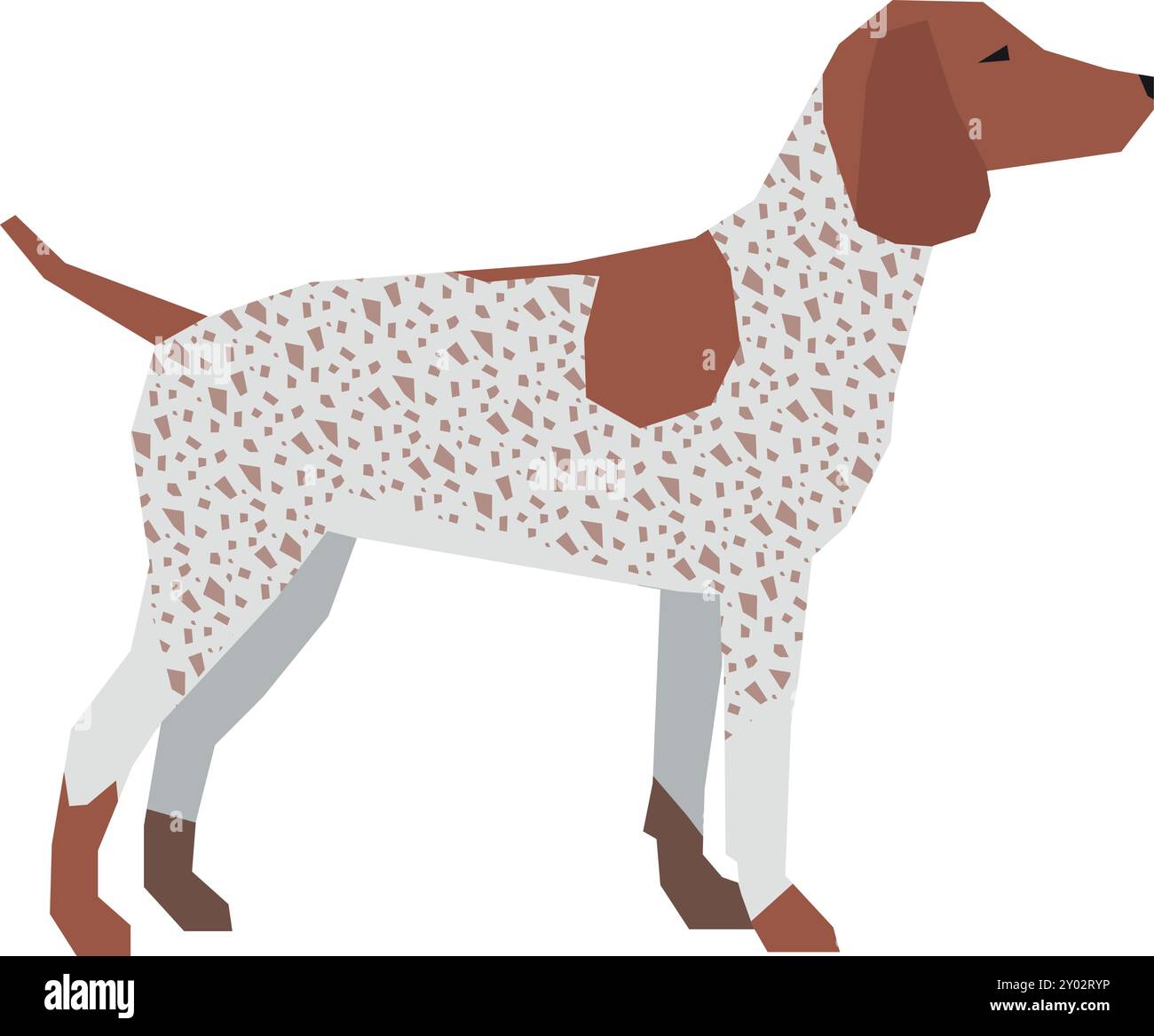 Black pointer dog Cut Out Stock Images & Pictures - Alamy